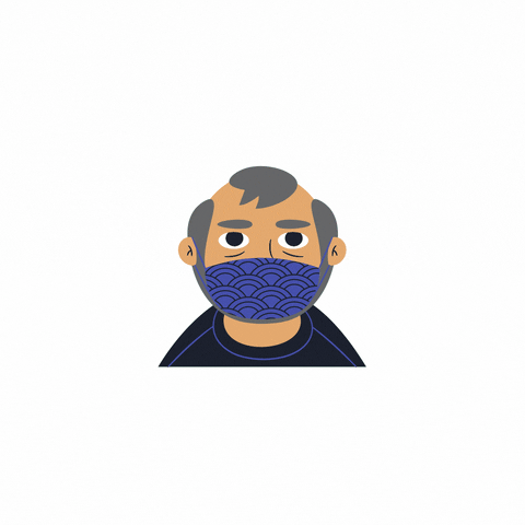 Man Mask GIF by Dazzle4Rare - Find & Share on GIPHY