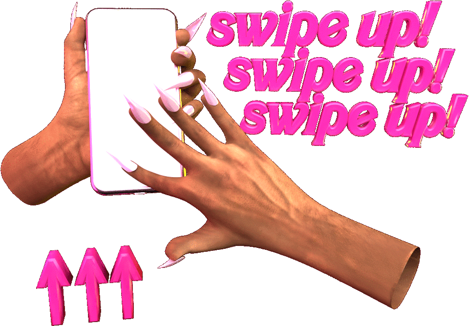 Pink Swipe Up Sticker by tlorever21 for iOS & Android | GIPHY