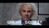 Doc Brown Great Scott Gif