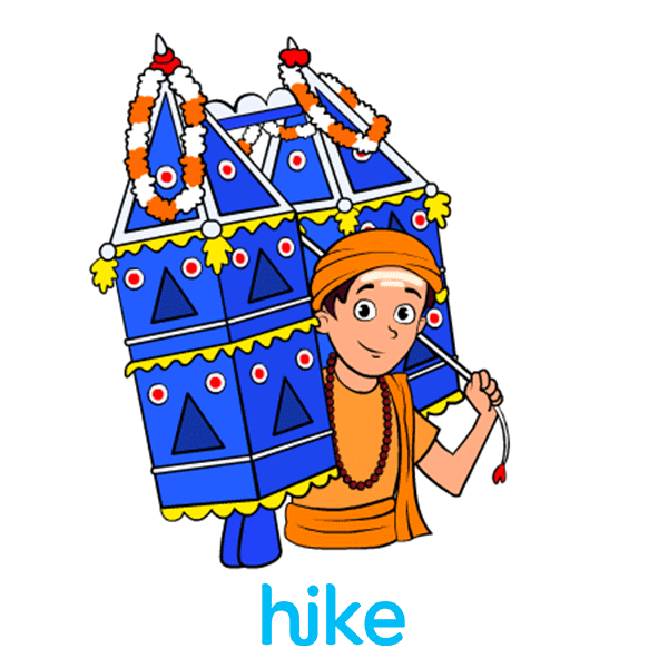 Kanwar Yatra Festival Sticker by Hike Messenger for iOS & Android | GIPHY