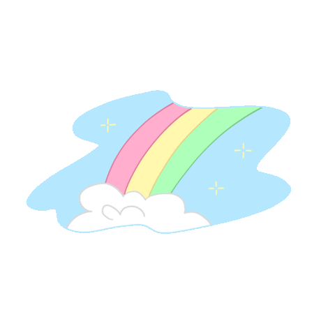 Rainbow Pastel Sticker for iOS & Android | GIPHY