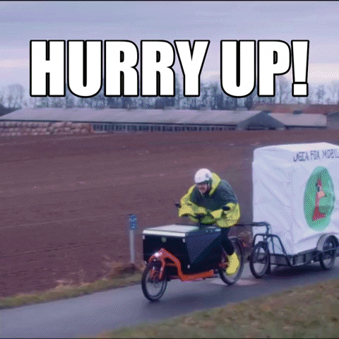 Hurry GIF by Lasca Fox - Find & Share on GIPHY