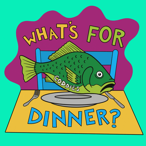 Cartoon Fish Dinner