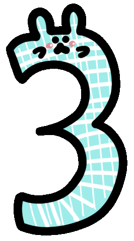 Number3 Sticker by Playbear520_TW for iOS & Android | GIPHY