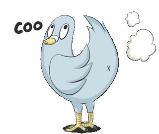 Bird Farting Sticker by Jin for iOS & Android | GIPHY