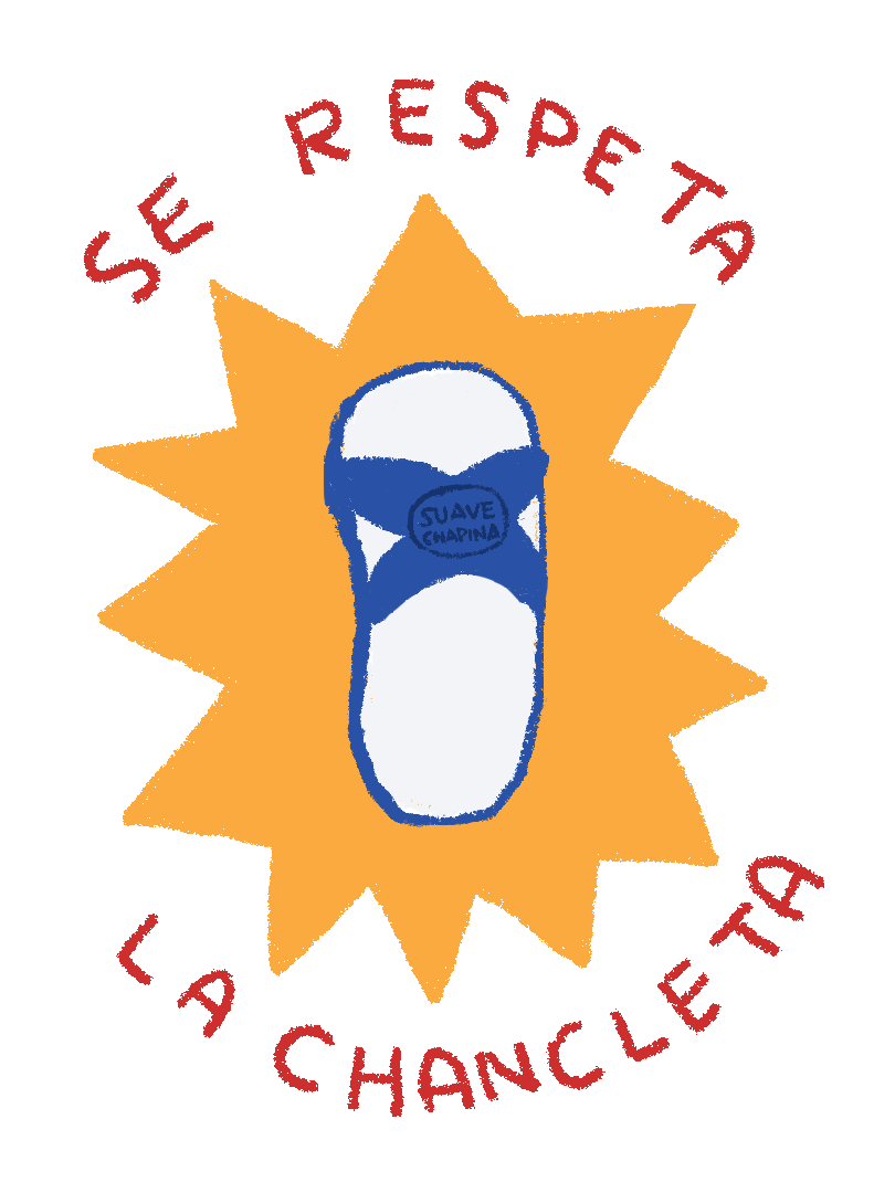 Se Respeta La Chancleta Sticker for iOS & Android | GIPHY