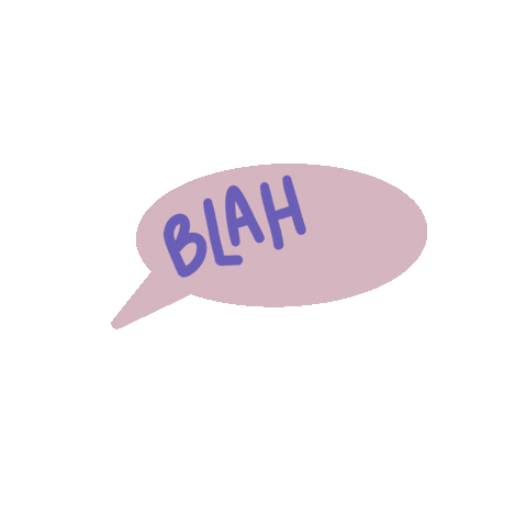 Talking Blah Blah Blah Sticker for iOS & Android | GIPHY