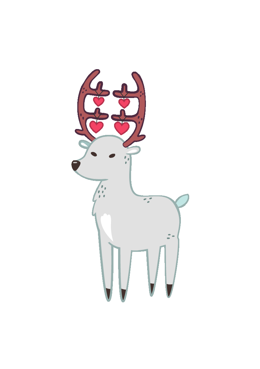 Wedding Deer Sticker for iOS & Android | GIPHY