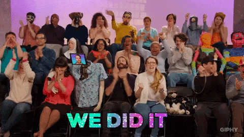 We Did It GIF by chuber channel - Find & Share on GIPHY