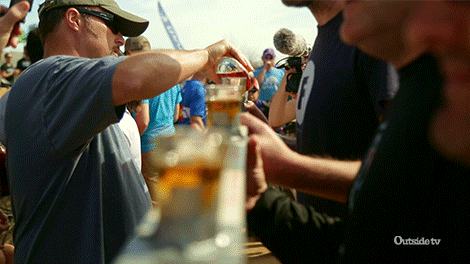 Bottoms Up Drinking GIF by Outside TV - Find & Share on GIPHY