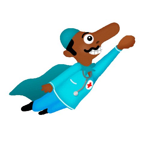 Doctor Superhero Sticker by Sebaldo for iOS & Android | GIPHY