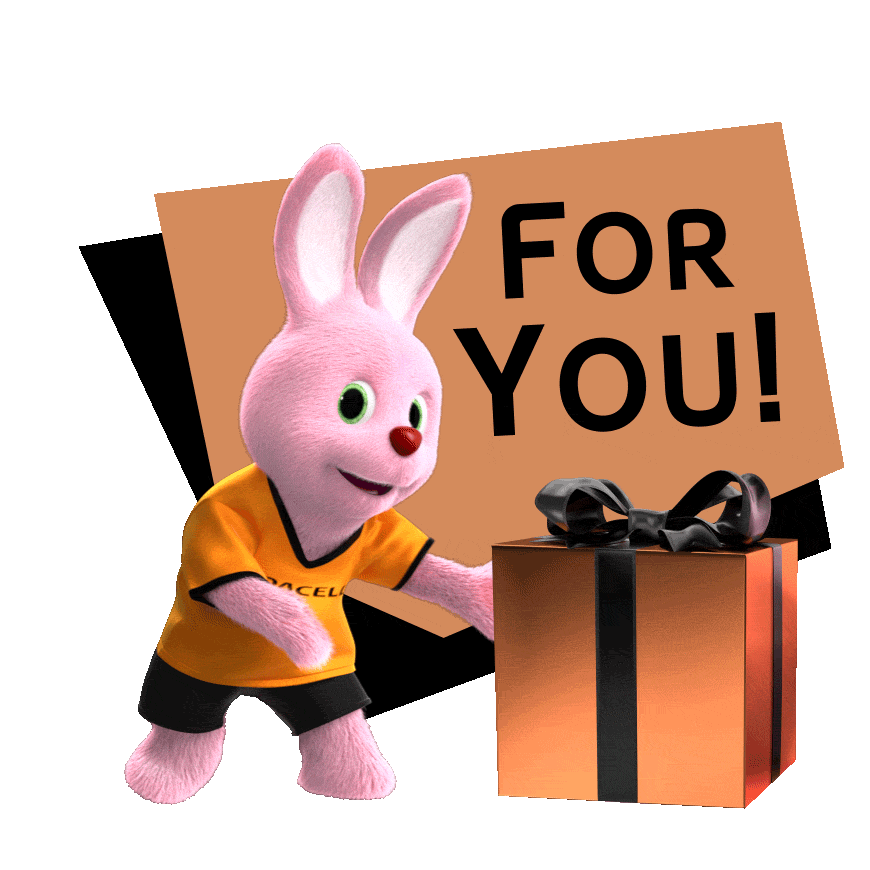 For You Christmas Sticker by Duracell Bunny for iOS & Android | GIPHY