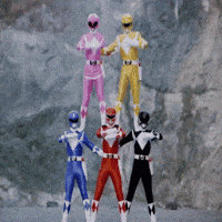 Power Rangers Morphing Gif