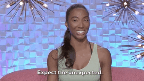 Expect The Unexpected GIF by Big Brother - Find & Share on GIPHY