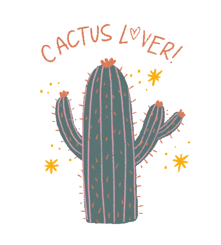 Cactus Love Sticker by Tuz for iOS & Android | GIPHY