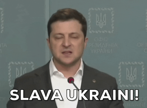 What Does 'Slava Ukraini' Mean? by GIPHY News | GIPHY