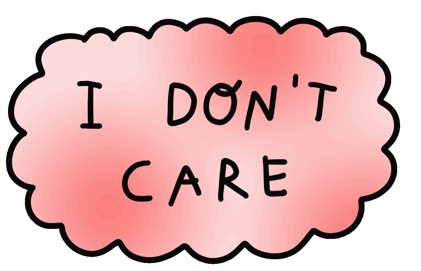 Idc I Dont Care Sticker by pey chi for iOS & Android | GIPHY