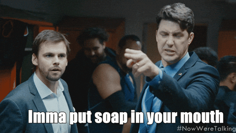 Disagree Clean It Up GIF by NOW WE'RE TALKING TV SERIES - Find & Share ...