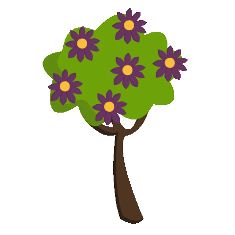 Flowers Tree Sticker by HolidayPirates for iOS & Android | GIPHY