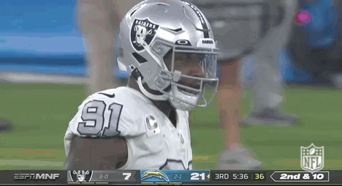 Las Vegas Raiders Football GIF by NFL - Find & Share on GIPHY