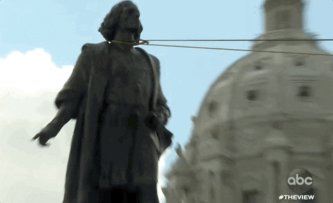 Topple Statue GIF by GIPHY News - Find & Share on GIPHY