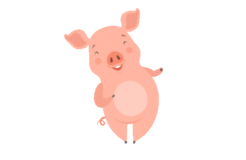 Pig Dancing Sticker by Mercy For Animals for iOS & Android | GIPHY