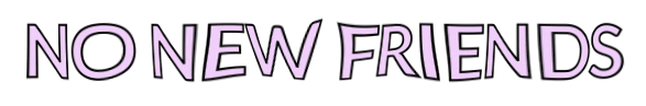 No New Friends Sticker by LSD for iOS & Android | GIPHY