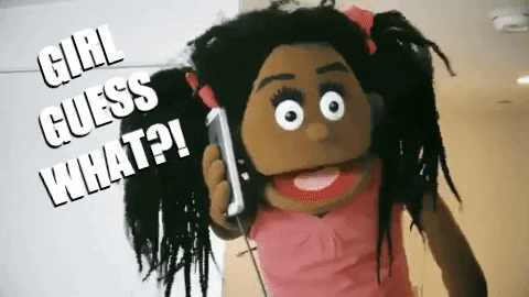 Girl-guess-what GIFs - Get the best GIF on GIPHY