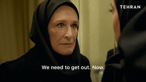 Get Out Now Glenn Close GIF by Apple TV+ - Find & Share on GIPHY