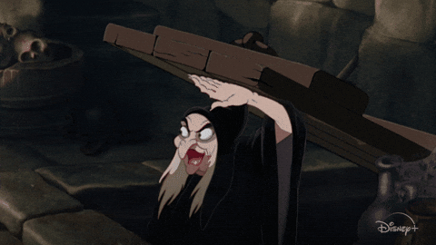 Snow White Witch GIF by Disney+ - Find & Share on GIPHY
