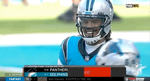 Carolina Panthers Smile GIF by NFL - Find & Share on GIPHY
