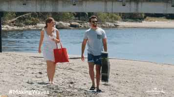 Walking On The Beach GIFs - Find & Share on GIPHY