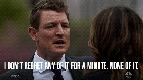 No Regrets GIF by SVU - Find & Share on GIPHY