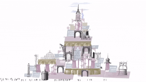 Architecture Trembling GIF by Serge Bloch - Find & Share on GIPHY