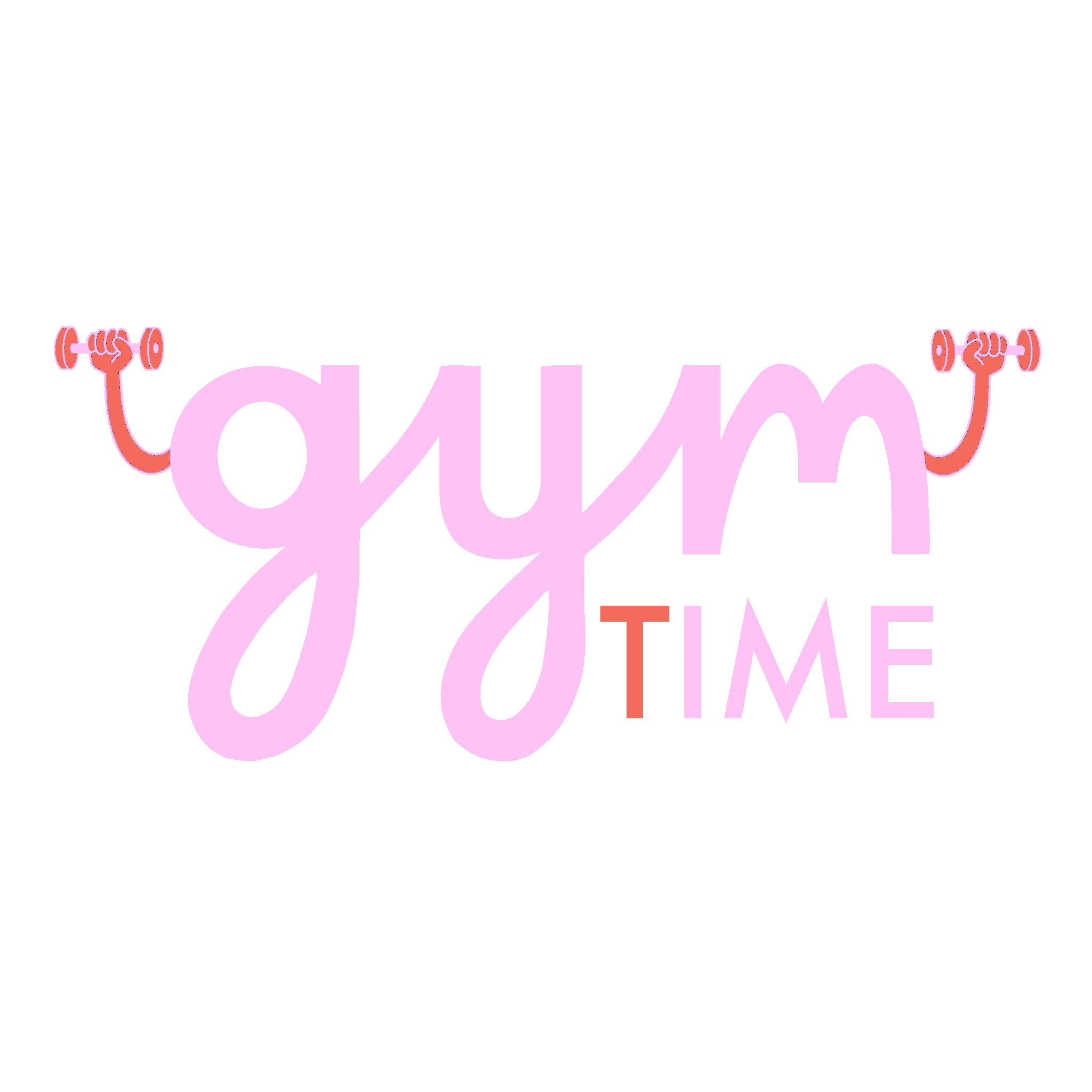 Work Out Pink Sticker for iOS & Android | GIPHY