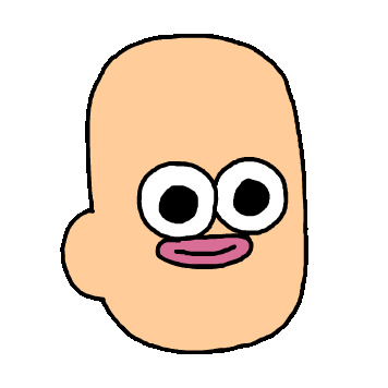 Happy Two Face Sticker by Cartuna for iOS & Android | GIPHY