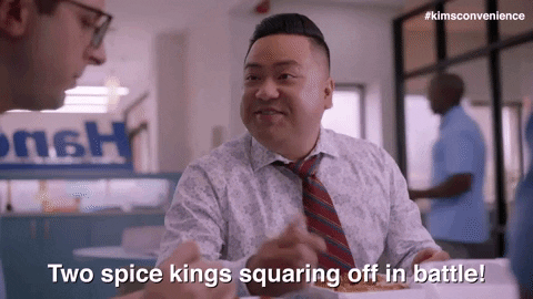 Two-spice-kings-squaring-off-in-battle GIFs - Get the best GIF on GIPHY