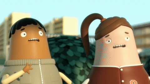 Shocked Animation GIF by Job, Joris & Marieke - Find & Share on GIPHY