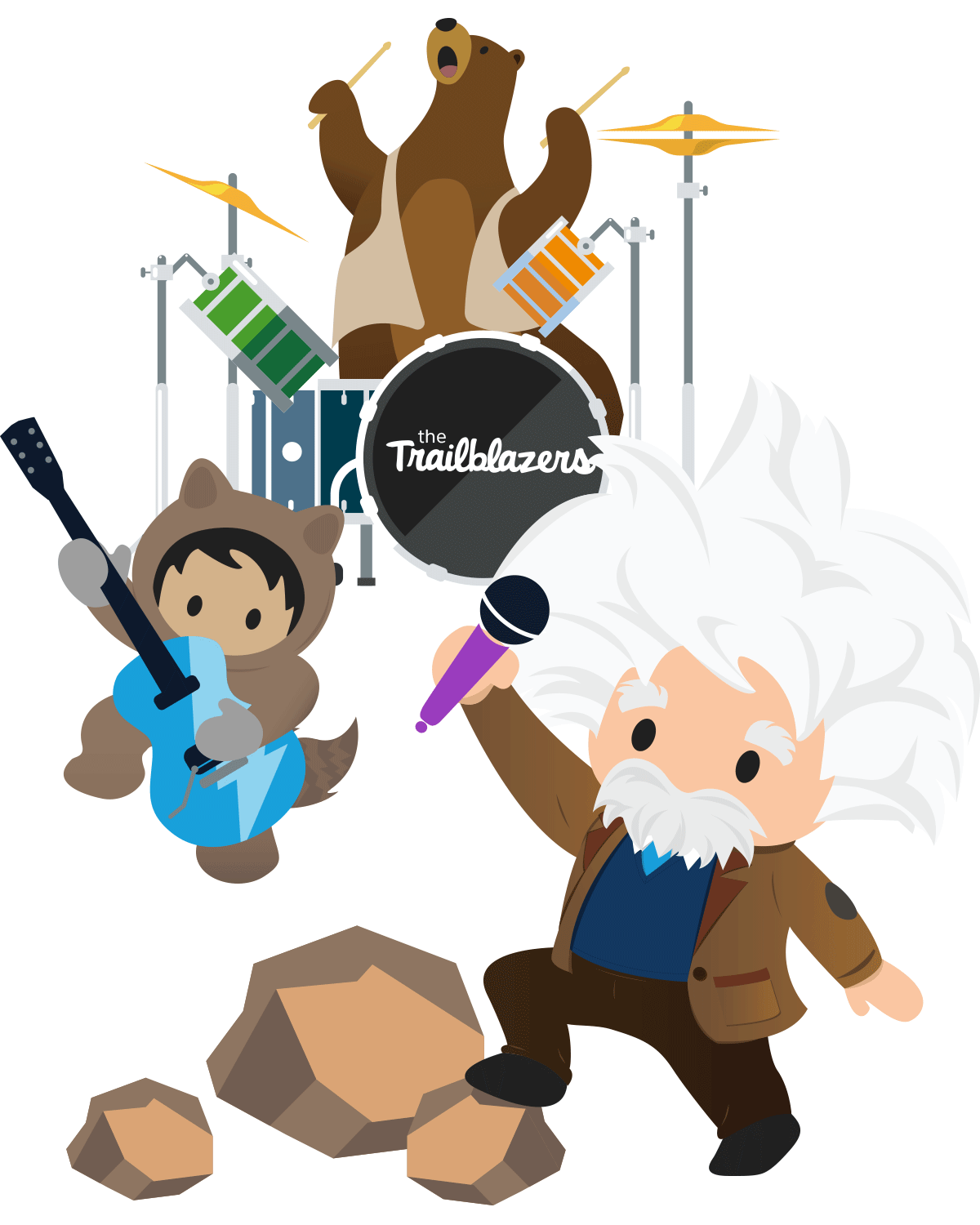 Artificial Intelligence Rock Sticker by Dreamforce & Salesforce Events ...