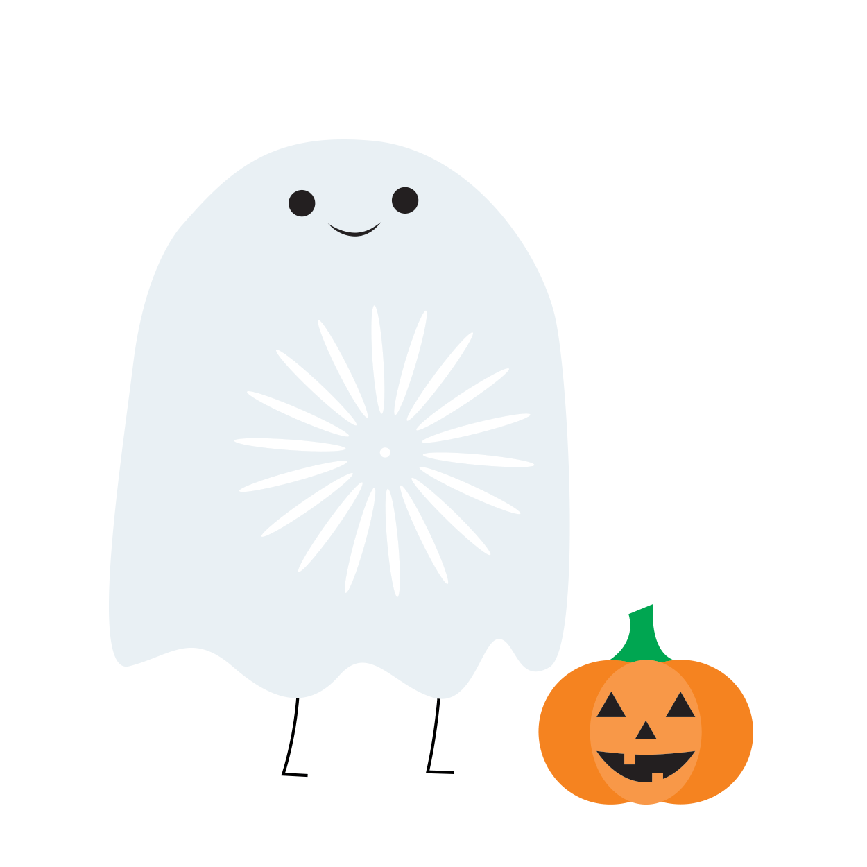 Halloween Ghost Sticker by wisconsinunion for iOS & Android | GIPHY