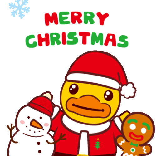 B.Duck Merry Christmas GIFs on GIPHY - Be Animated