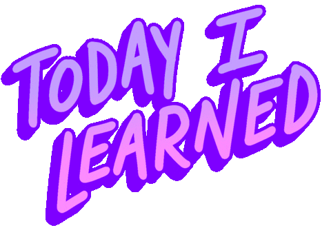 Learn The More You Know Sticker by megan motown for iOS & Android | GIPHY