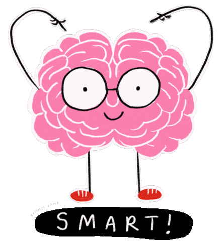Im Smart Think About It Sticker by Susanne Lamb for iOS & Android | GIPHY