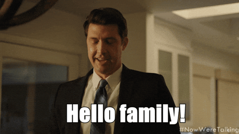 Greetings Hello GIF by NOW WE'RE TALKING TV SERIES - Find & Share on GIPHY