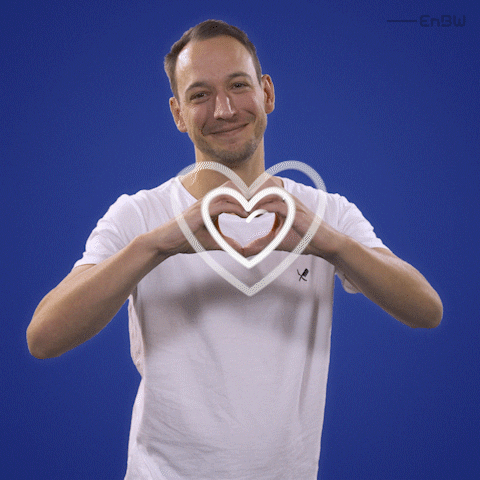 In Love Reaction GIF by EnBW - Find & Share on GIPHY