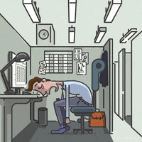 Falling Asleep At Desk Gif
