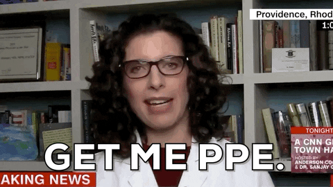 Get Me Ppe GIF by GIPHY News - Find & Share on GIPHY
