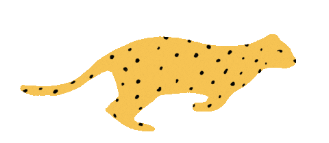 Running Cheetah Animation Gif