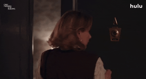 Scared Turn Around GIF by HULU - Find & Share on GIPHY