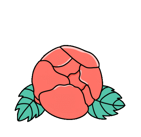 Flower Goodbye Sticker by Fran Borzea for iOS & Android | GIPHY